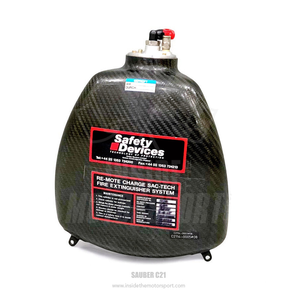 Carbon Fire Extinguisher - Sauber Petronas C21 Formula One - 2002 ...